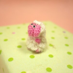 Cute Miniature Pink Sheep - Micro Crochet Tiny Sheep - Made to Order - Etsy