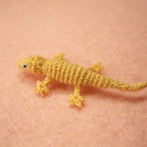 Miniature Lizard - Tiny Crochet Mini Gekko Amigurumi Tiny Animals ...