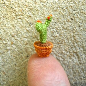 Micro Cactus Type 06 -tiny Crochet Cactus Amigurumi Plant - Made to ...