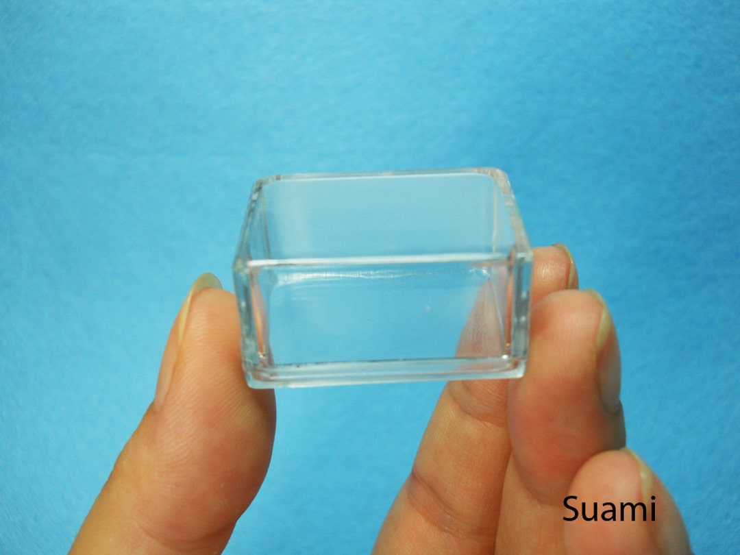Small Clear Plastic Display Boxes With Lids - Set of 12 - Etsy