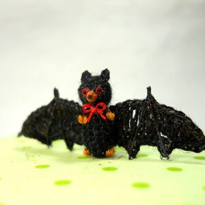 Micro Mini Bat - Miniature Amigurumi Bat Stuffed Animal - Made to Order ...