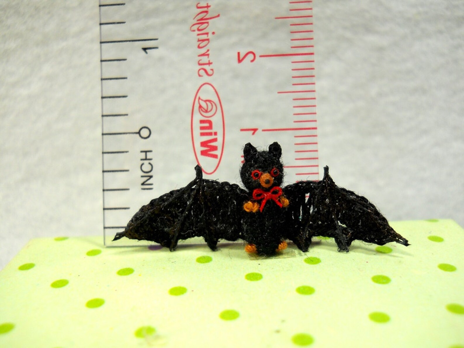 Micro Mini Bat Miniature Amigurumi Bat Stuffed Animal Made - Etsy