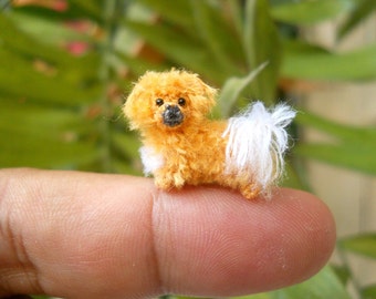 Miniature Dingo Puppy Tiny Crochet Dog Stuffed Animals | Etsy