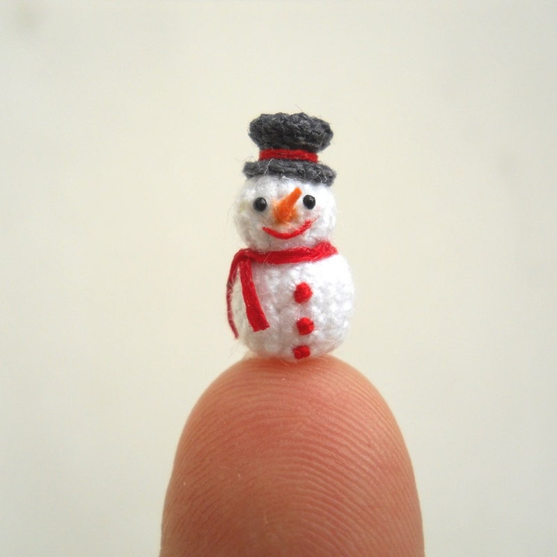 Miniature Snowman - Etsy