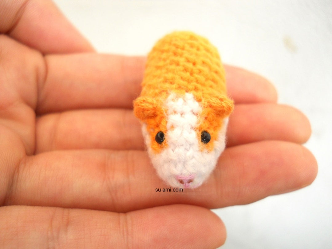 Miniature Guinea Pig - Tiny Crochet Dollhouse Tiny Stuffed Animal ...