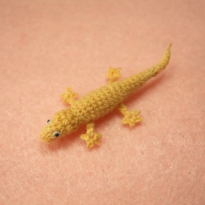 Miniature Lizard - Tiny Crochet Mini Gekko Amigurumi Tiny Animals ...