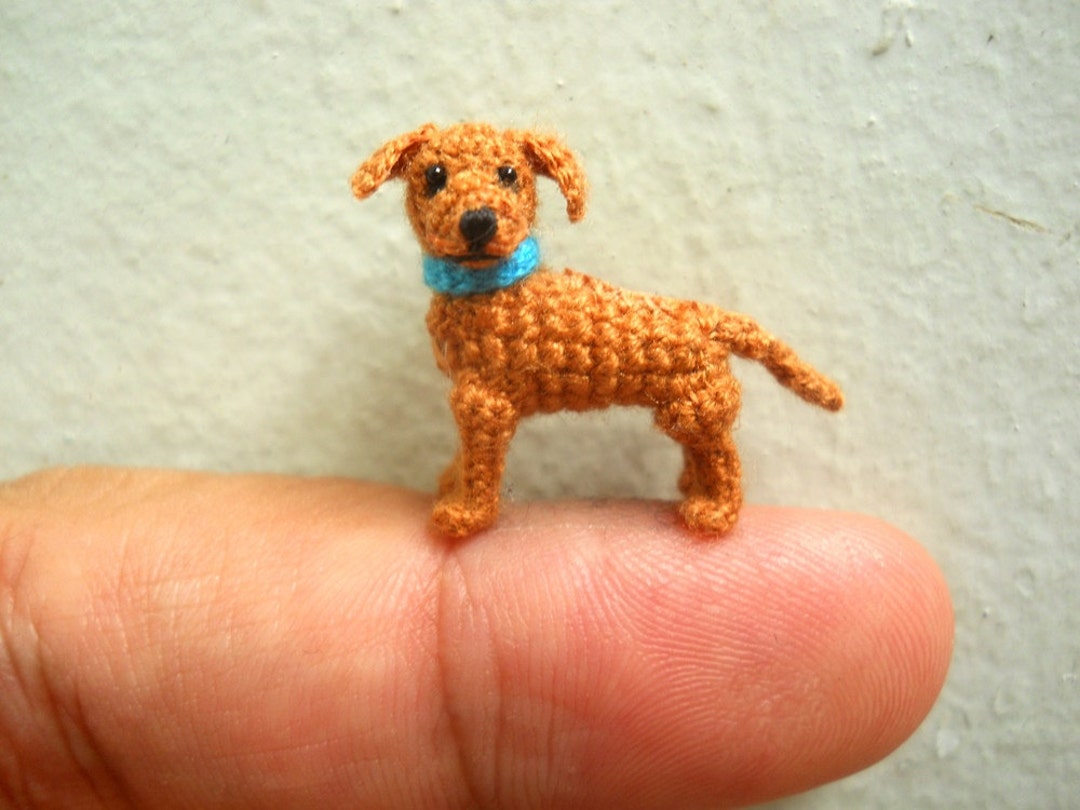 Miniature Ridgeback Puppy - Tiny Crochet Dog Stuffed Animals - Made to ...