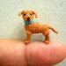 Miniature Ridgeback Puppy Tiny Crochet Dog Stuffed Animals Made to ...