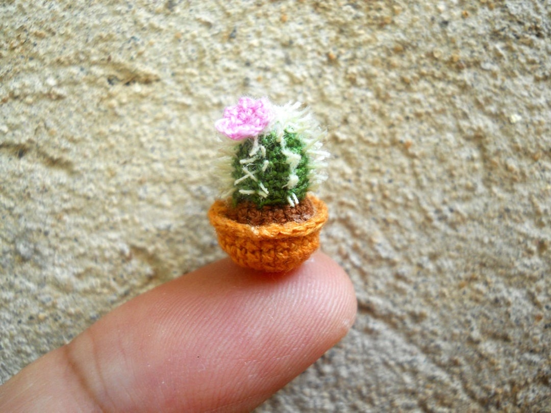 Micro Cactus Type 02 -tiny Crochet Cactus Amigurumi Plant - Made to ...