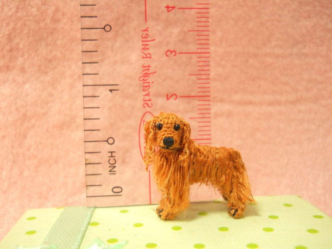 Cocker Spaniel Miniature Crochet Dog Stuffed Animals Made | Etsy