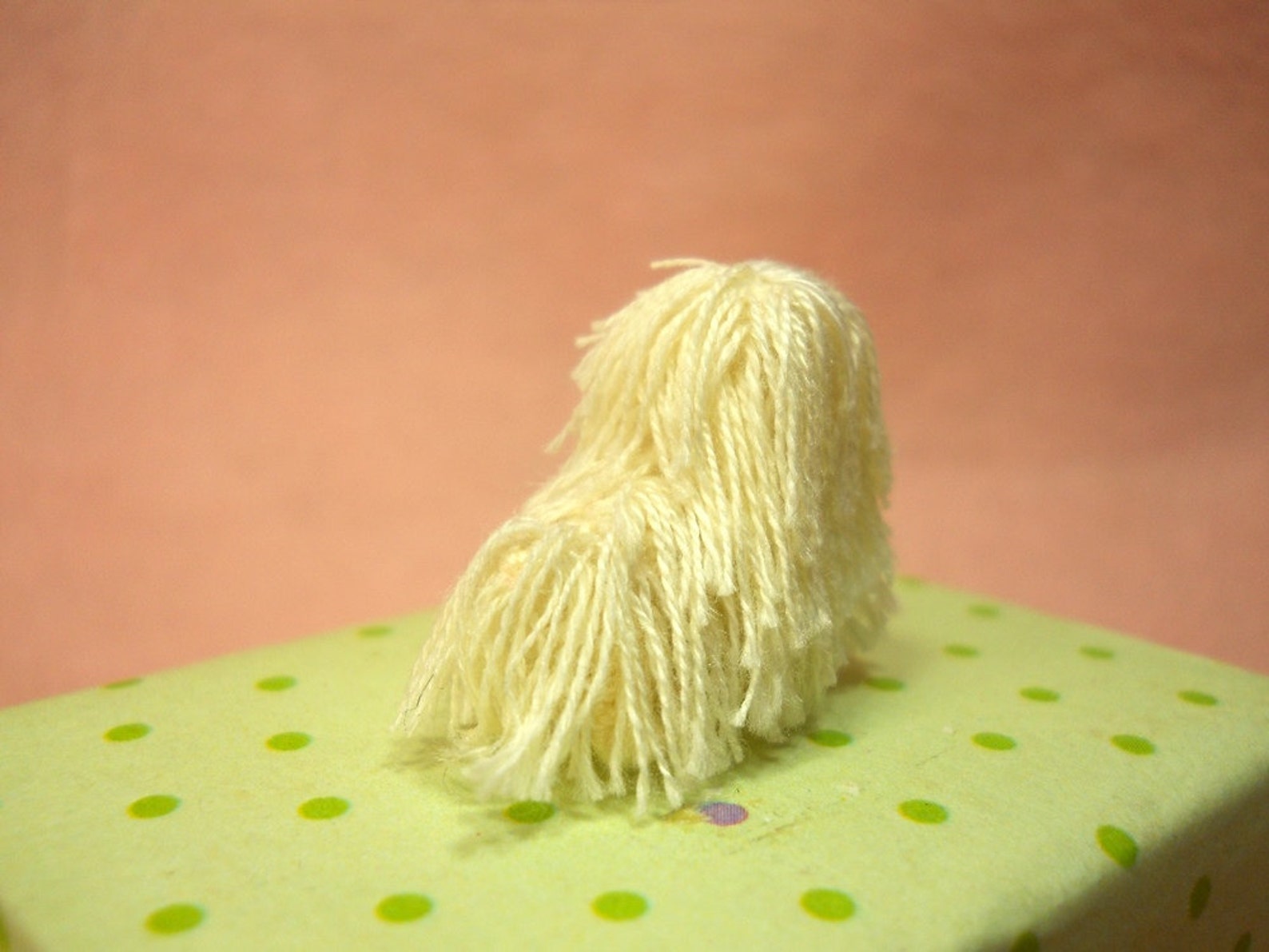 Miniature White Puli - Tiny Crochet Miniature Dog Stuffed Animals ...