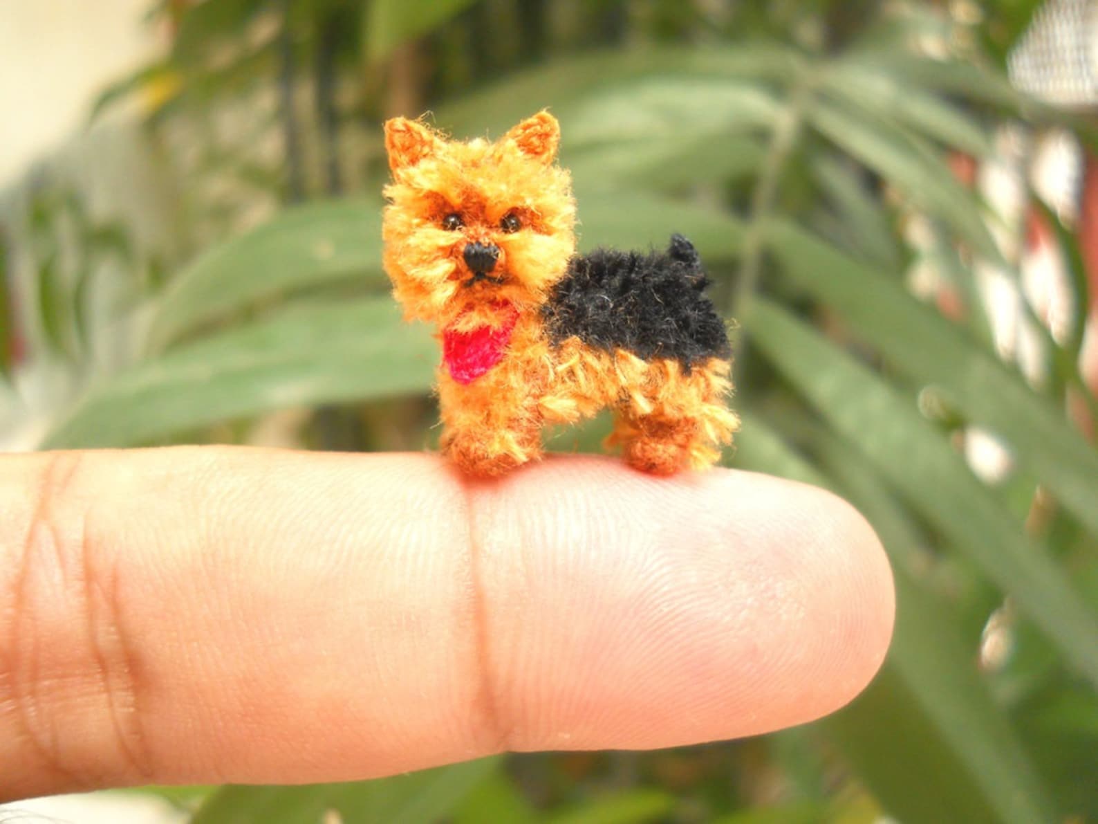 Silky Terrier Puppy - Tiny Crochet Miniature Dog Stuffed Animals - Made ...