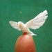 Miniature White Dove - Micro Amigurumi Miniature Crochet Bird Stuffed ...