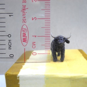 Micro Water Buffalo - Tiny Amigurumi Miniature Crochet Stuffed Animal ...