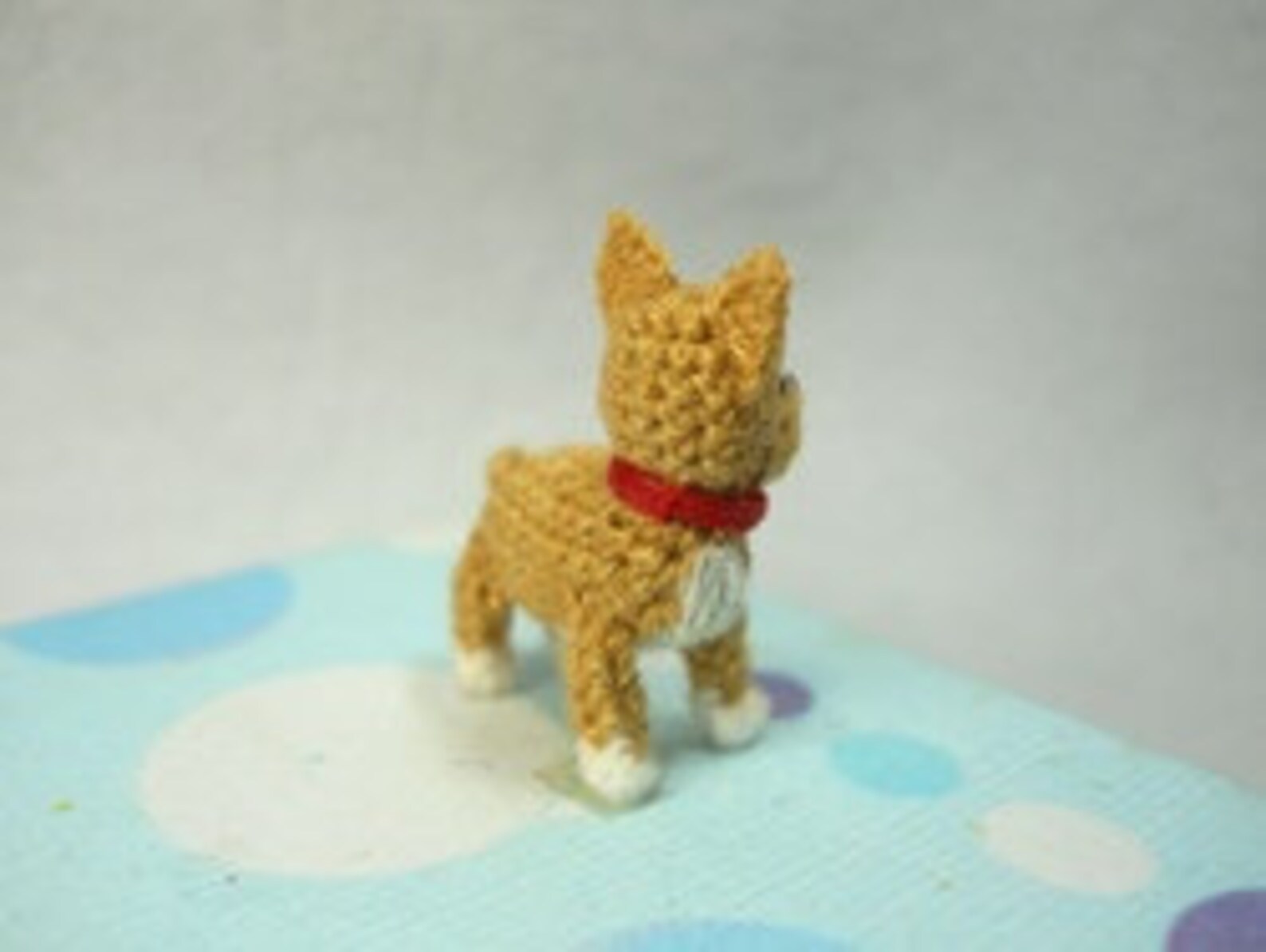 Mini Fawn French Bulldog Micro Amigurumi Tiny Crocheted Dog - Etsy