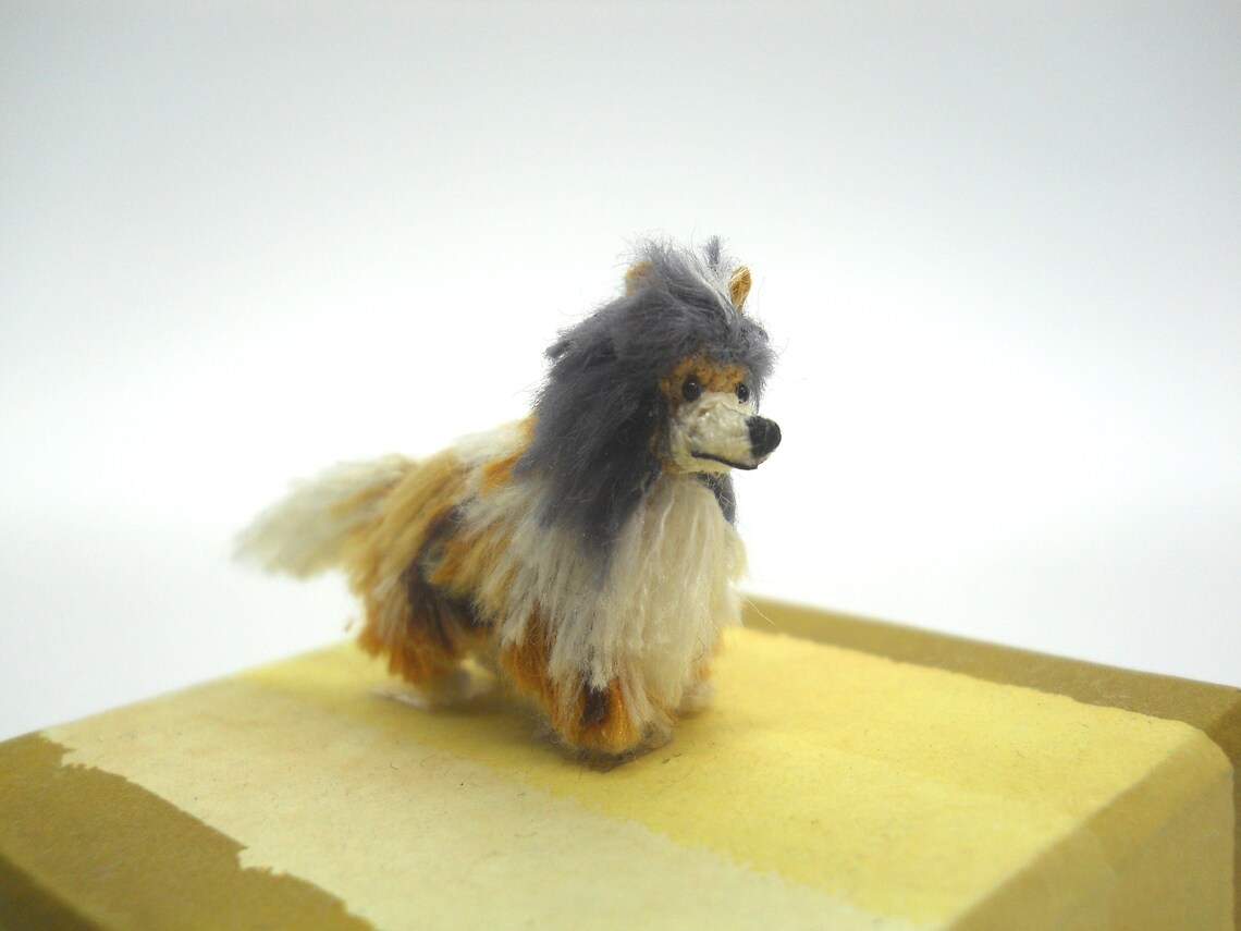 Miniature Crochet Sheltie Shetland Sheepdog Miniature Dog | Etsy