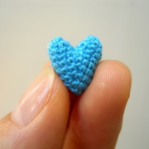 Micro Crocheted Heart - Made to Order - Etsy