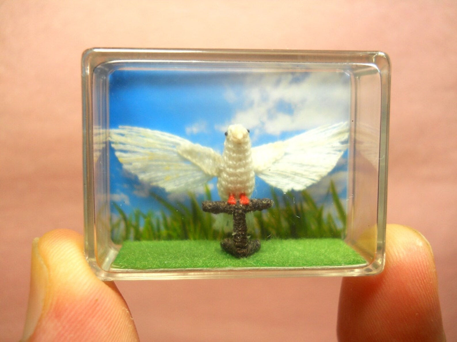 Miniature White Dove Micro Amigurumi Miniature Crochet Bird - Etsy UK