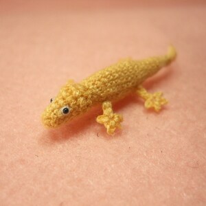 Miniature Lizard - Tiny Crochet Mini Gekko Amigurumi Tiny Animals ...