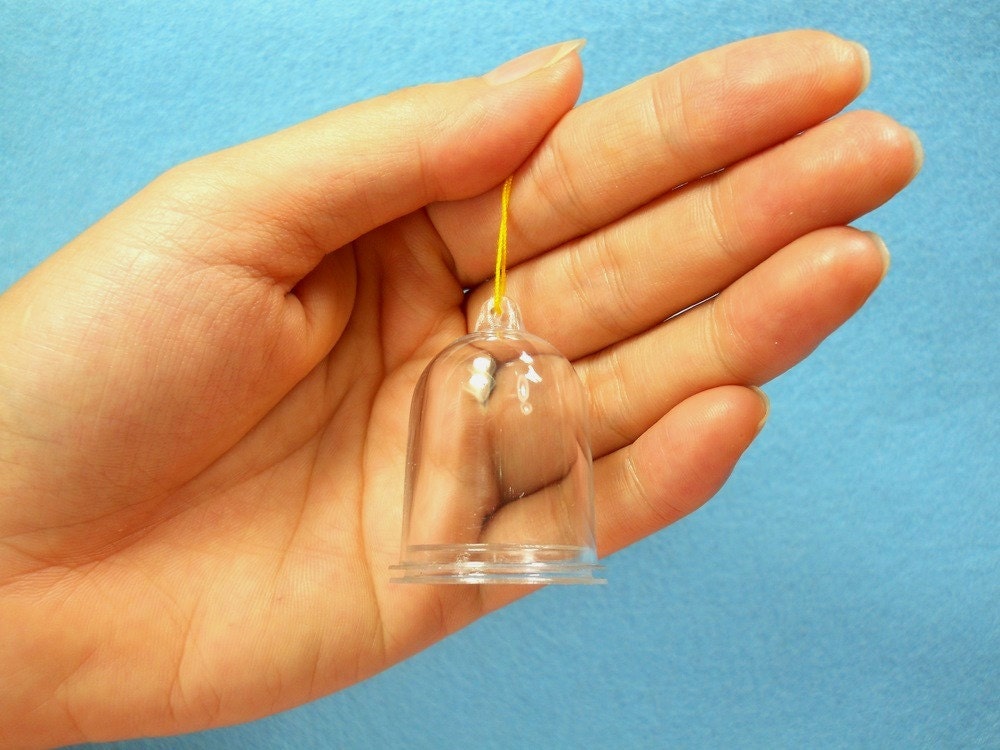 Mini Plastic Dome Pendant Small Terrarium Domes Tiny Display - Etsy