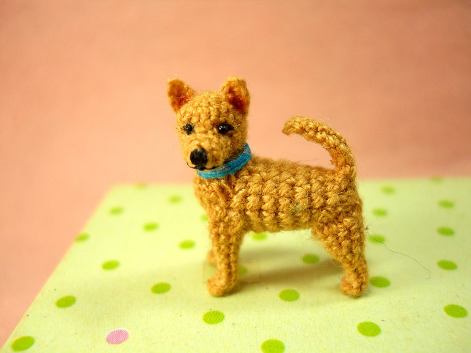Miniature Dingo Puppy Tiny Crochet Dog Stuffed Animals - Etsy