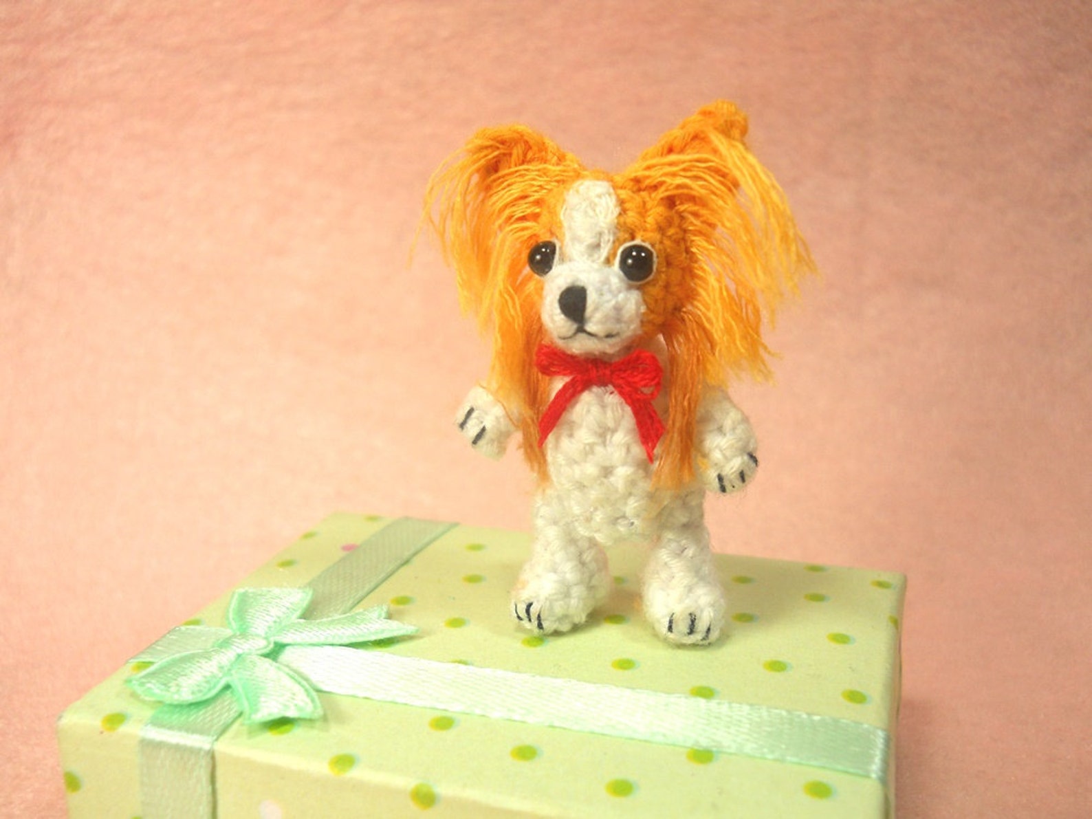 Mini Crochet Papillon - Miniature Dog Stuffed Animals - Made to Order ...