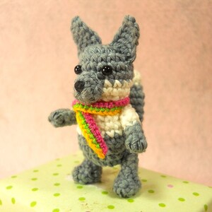 Mini Crochet Wolf - Miniature Dog Stuffed Animals - Made to Order - Etsy