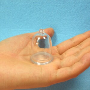 Mini Plastic Dome Pendant, Small Terrarium Domes, Tiny Display Doll ...
