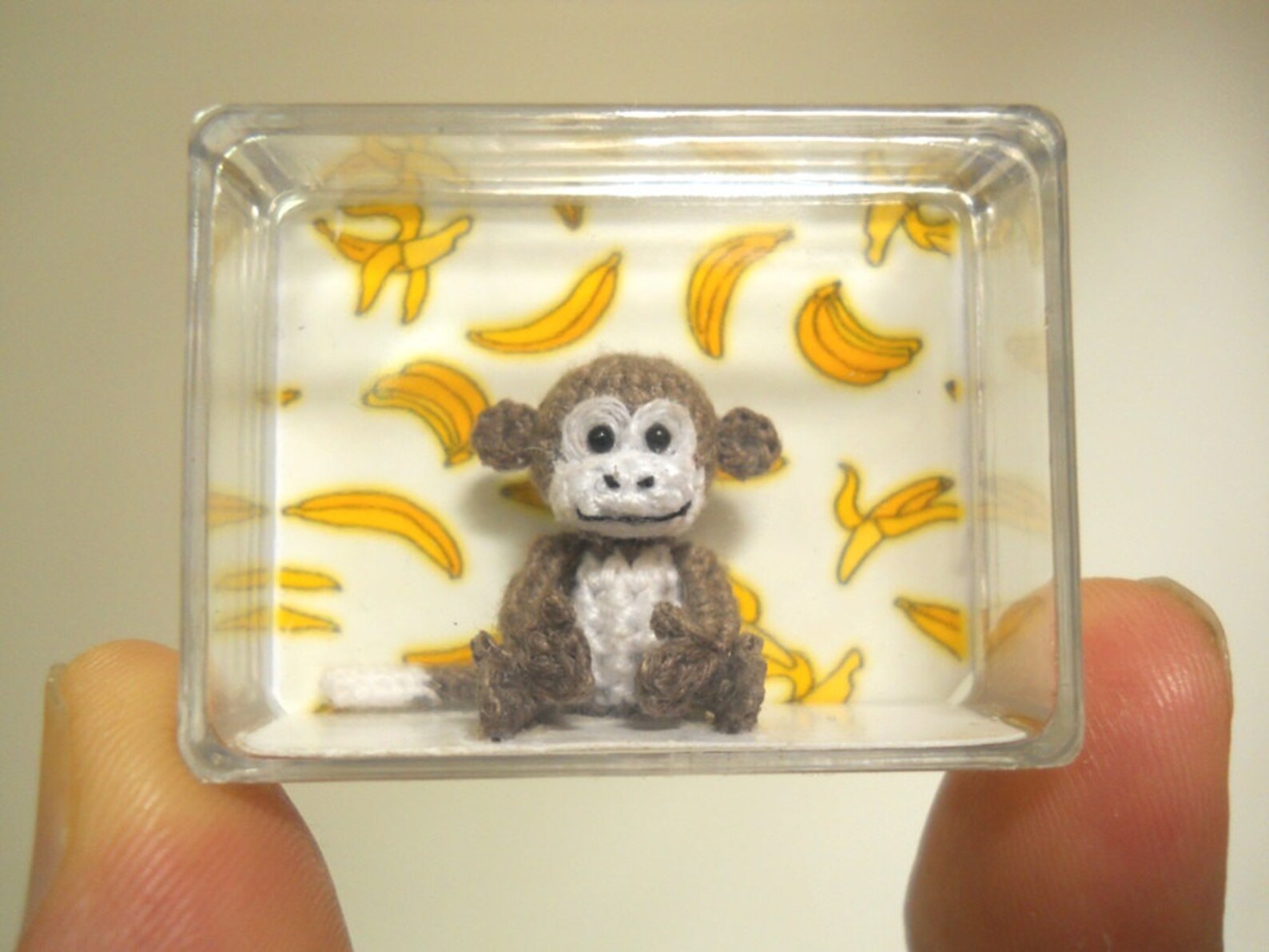 Micro Mini Monkey Tiny Crocheted Monkeys Made to Order | Etsy