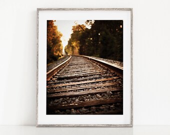 Wall Decor Train Tracks The Sounds of the Rails Rail Fine Art Photo ...