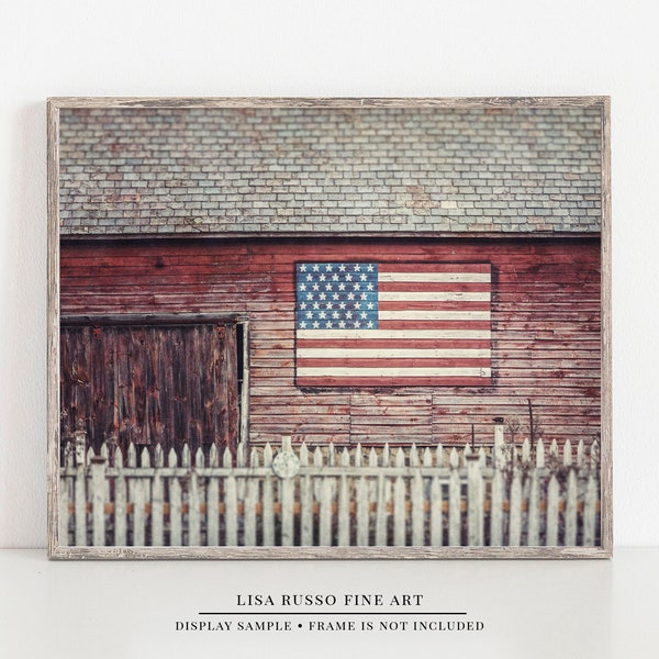 American Flag Barn - Etsy