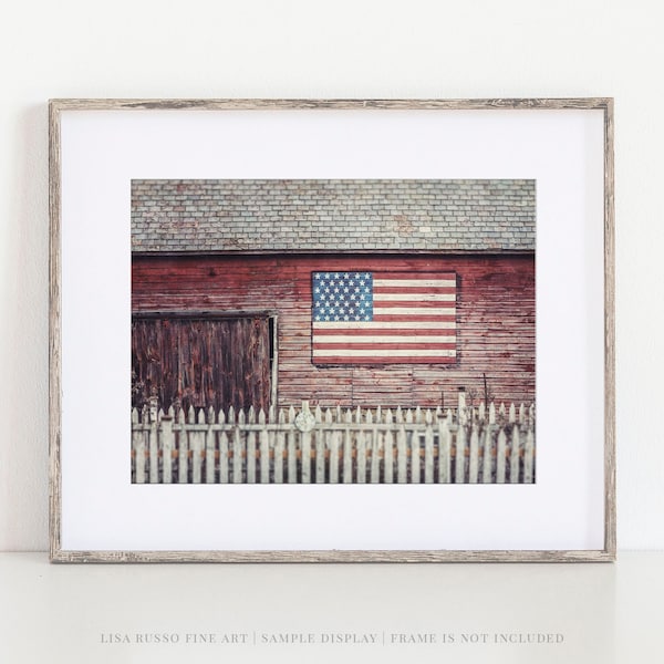 American Flag Barn - Etsy