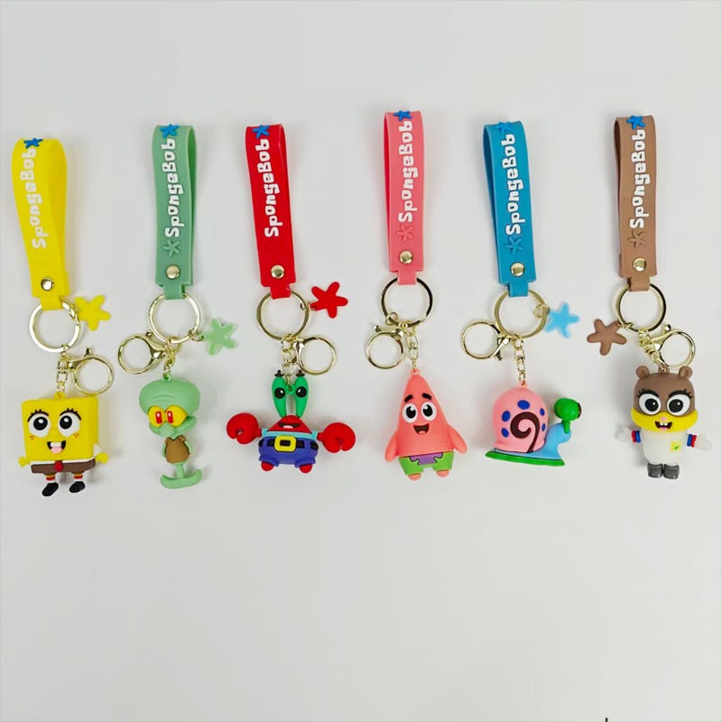 Spongebob Keychain - Etsy