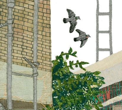 Fish Island Bus Stop 12 X 10 Inches Print on Paper - Etsy