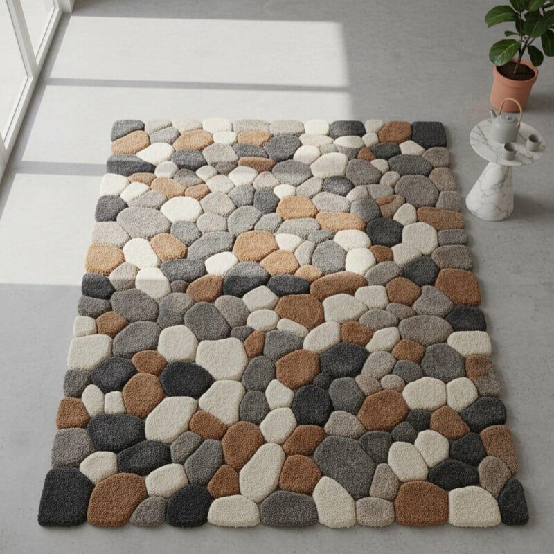 River Rock Rug - Etsy