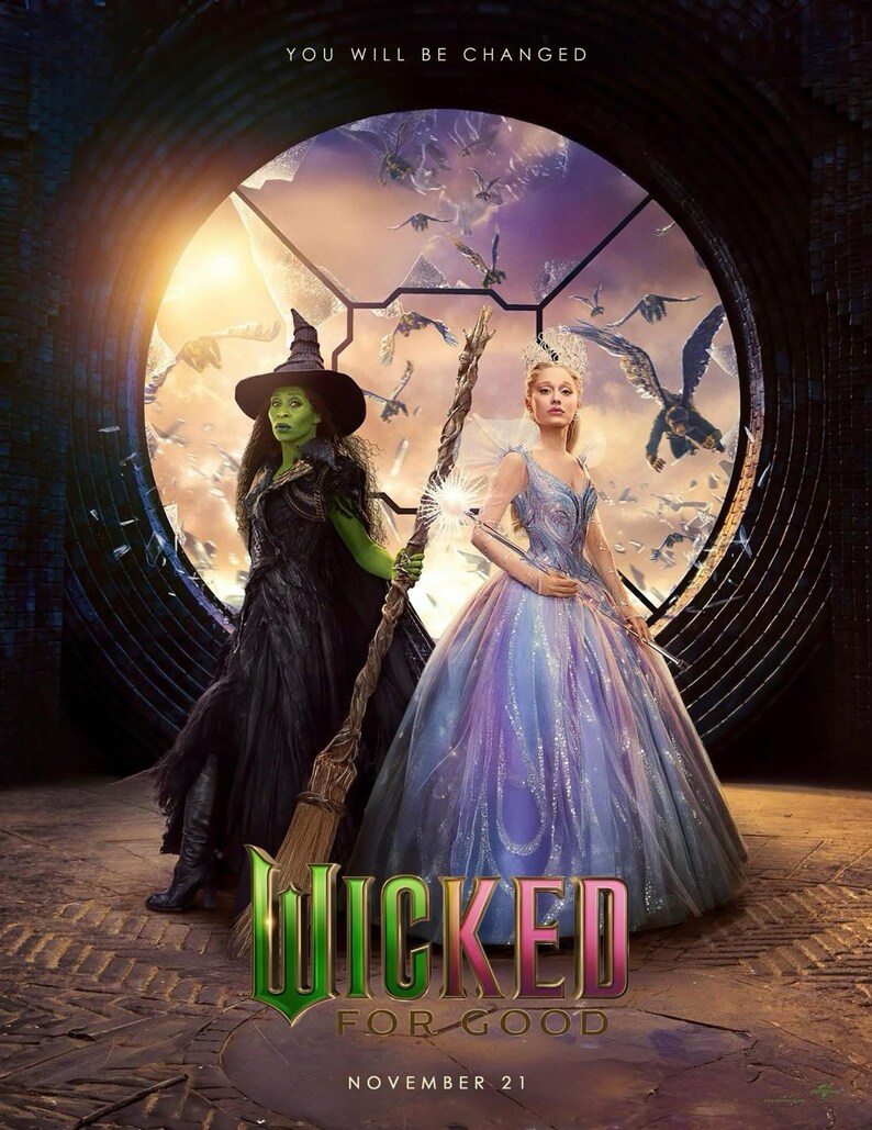 Wicked for Good Posters - Movie 2025 - Gift - Etsy Australia