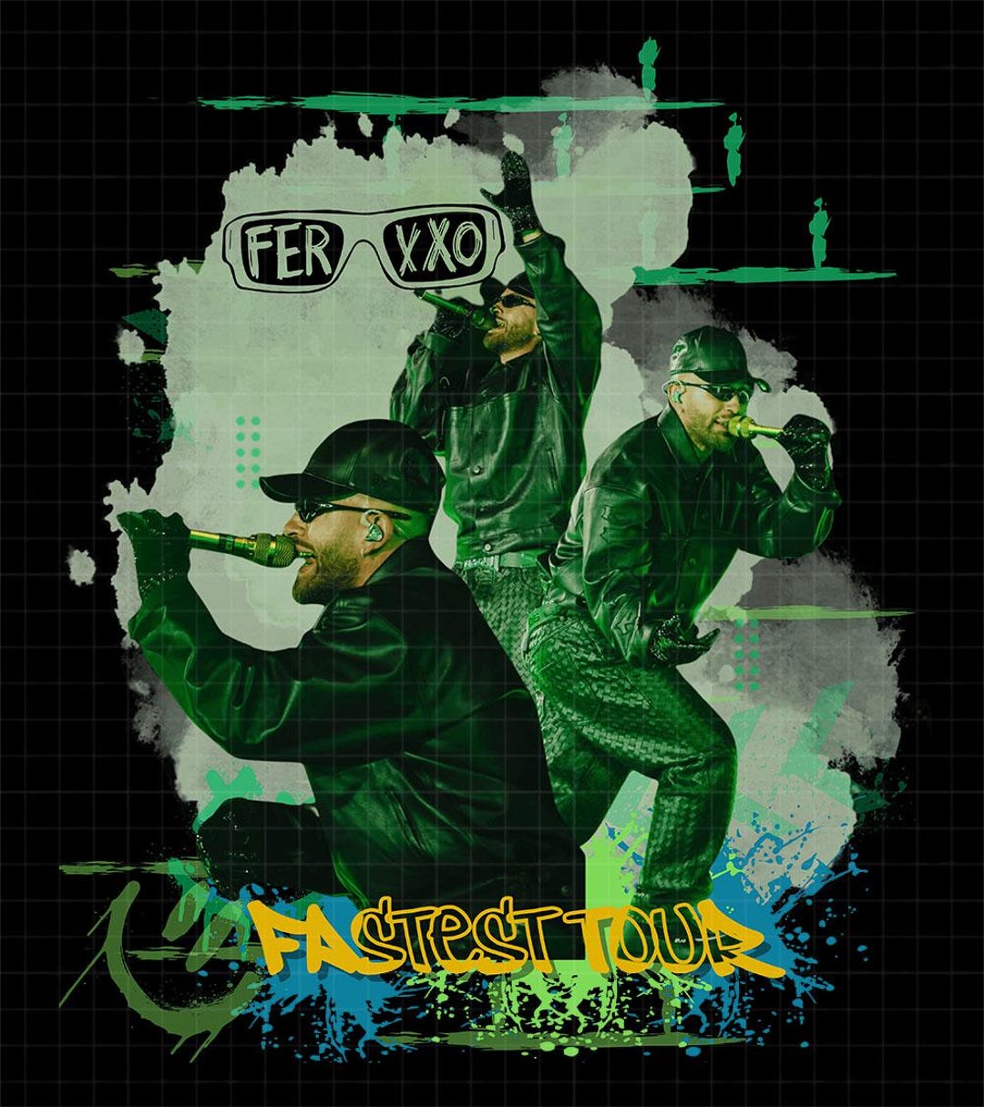 FERXXO Calipsis Concert PNG File, Ferxxo Calipsis Tour Digital File ...