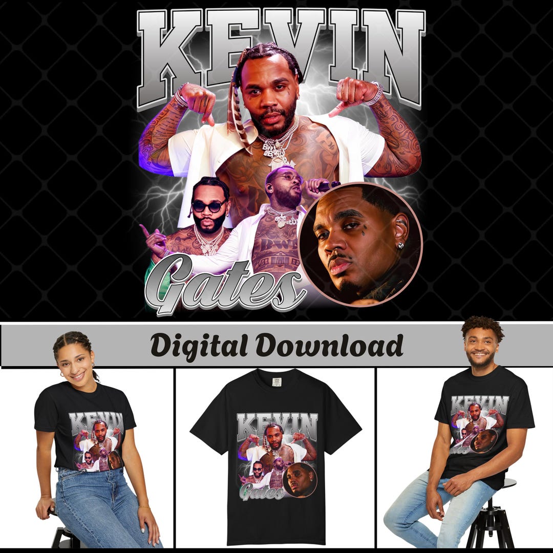 Kevin Gates Amilio Tour T-shirt PNG - Rap Hip-hop Design (digital ...