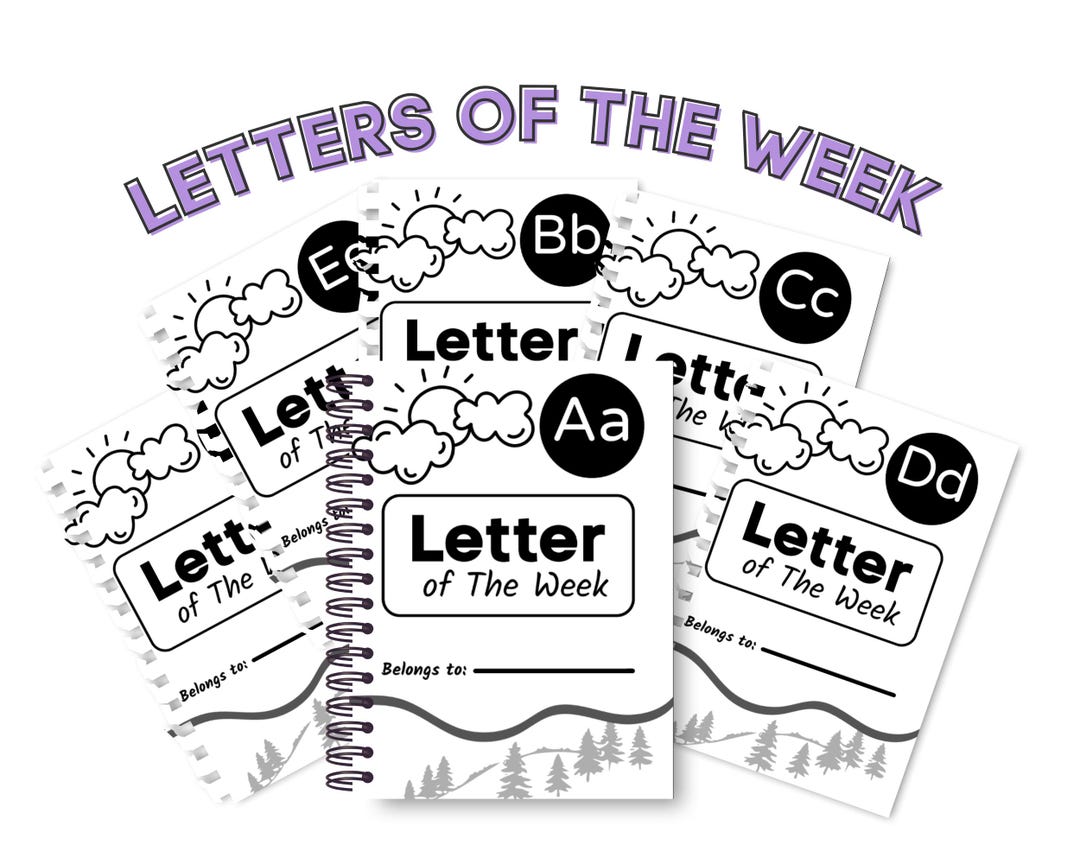 Letter of the Week Printable Workbook, Alphabet Tracing, Preschool ...