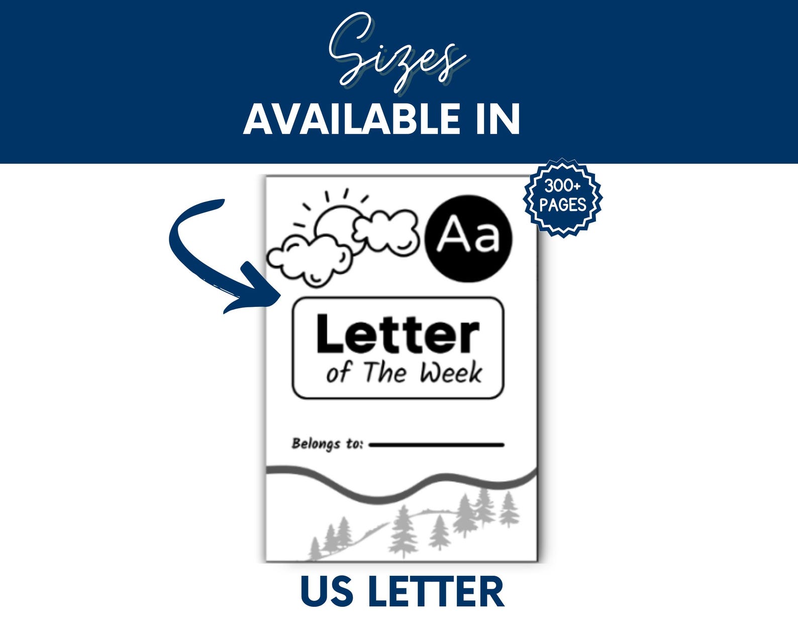 Letter of the Week Printable Workbook, Alphabet Tracing, Preschool ...