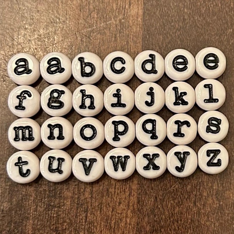 Beads Letters Ceramic - Etsy
