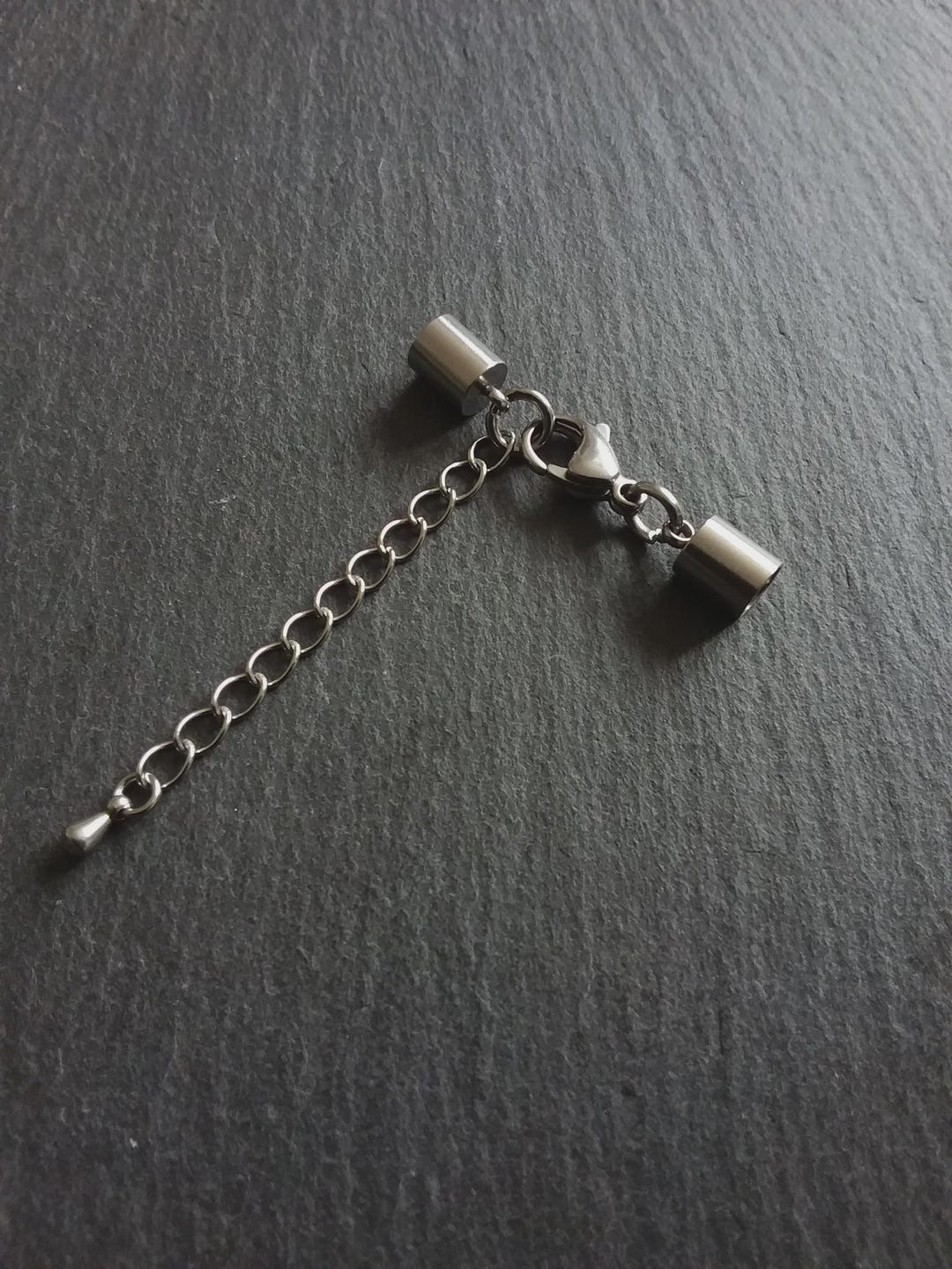 Stainless Steel End Cap Sets for 5.5mm Cord (6mm End Caps) - Etsy