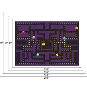 Pac-man Wallpaper Vintage Game Wall Decal Retro Arcade Wall Sticker ...