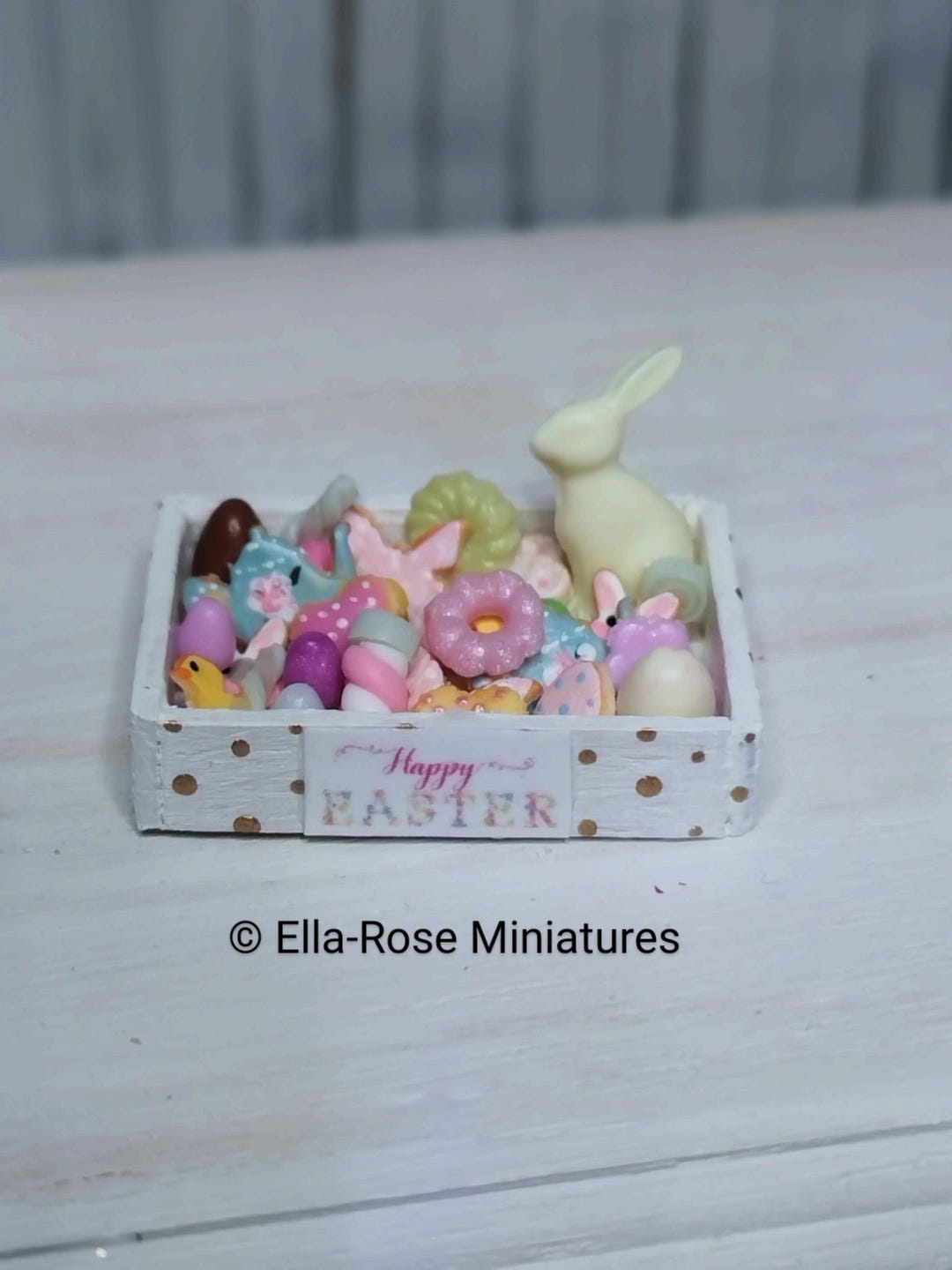 12th Scale Handcrafted Miniature Easter Treats Display-ella-rose ...
