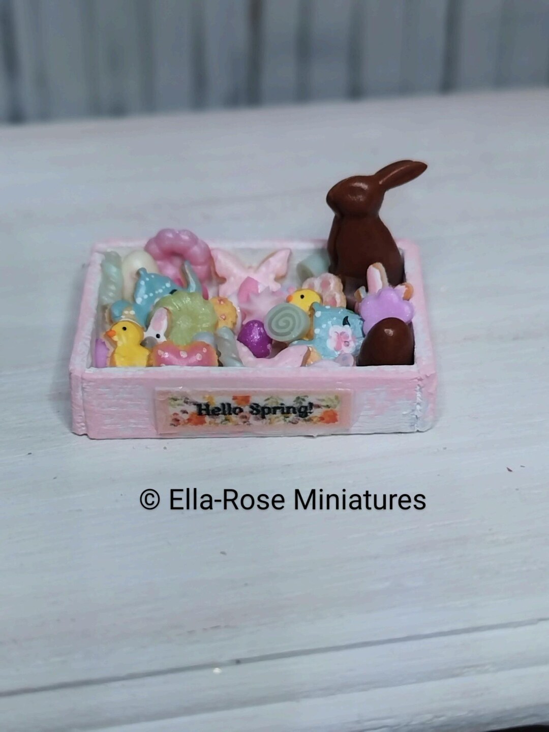12th Scale Handcrafted Miniature Easter Treats Display-ella-rose ...