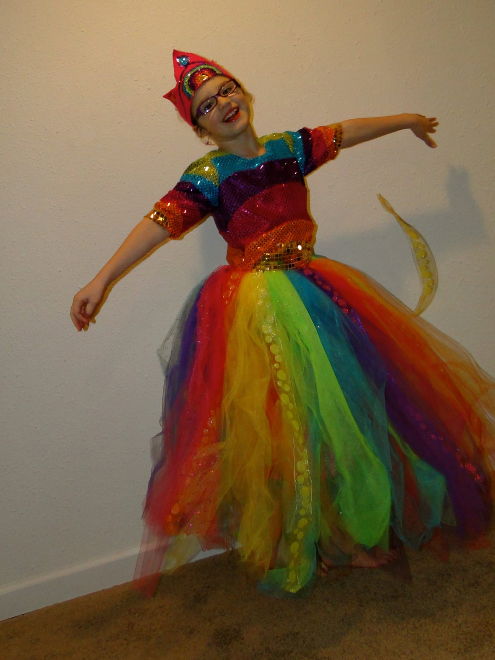 Rainbow Princess Dress | Etsy