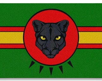 Black panther banner | Etsy