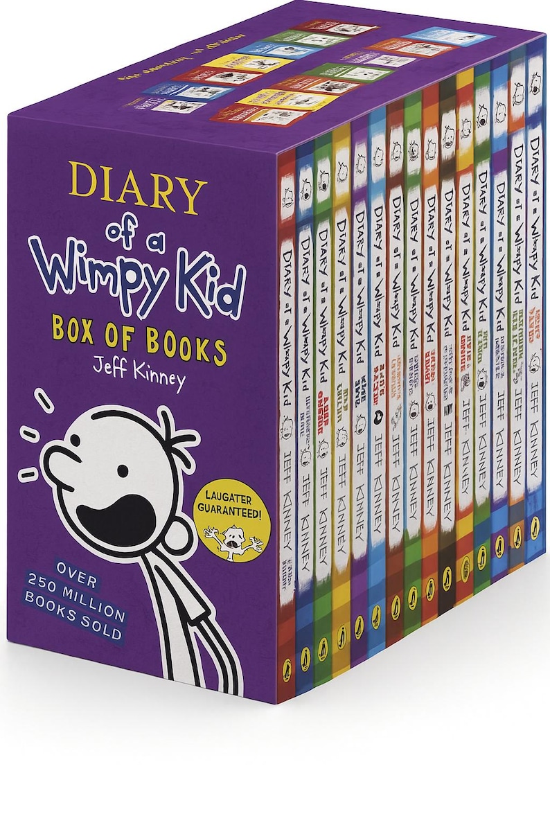Diary of a Wimpy Kid Vol (1 to 15) Box Set by Jeff Kinney (english ...