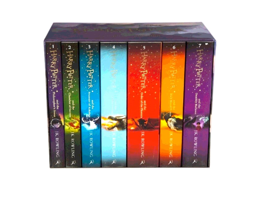 Harry Potter 7 Book Set by J. K. Rowling (english) (paperback). - Etsy