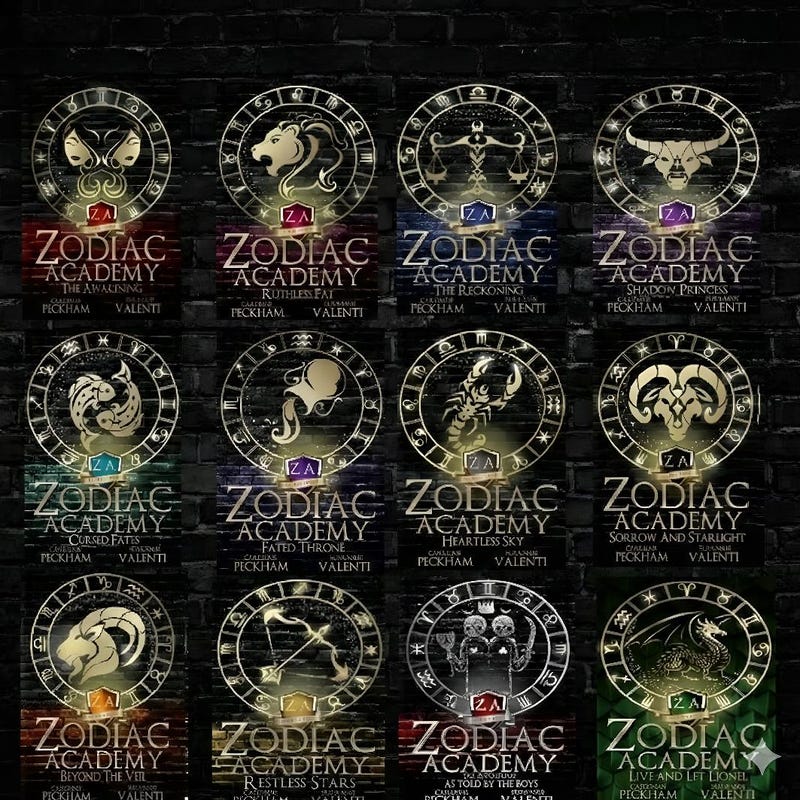 Zodiac Academy Book Set - Etsy UK